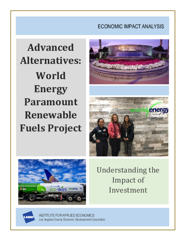 Advanced Alternatives: World Energy Paramount Renewable Fuels Project ...